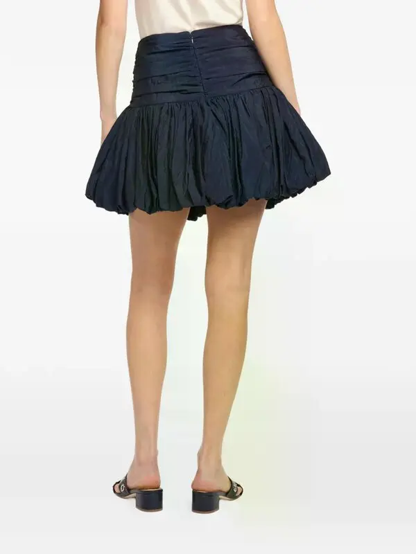 Cinq À Sept Kaldi Ruched Bubble Skirt - Blue