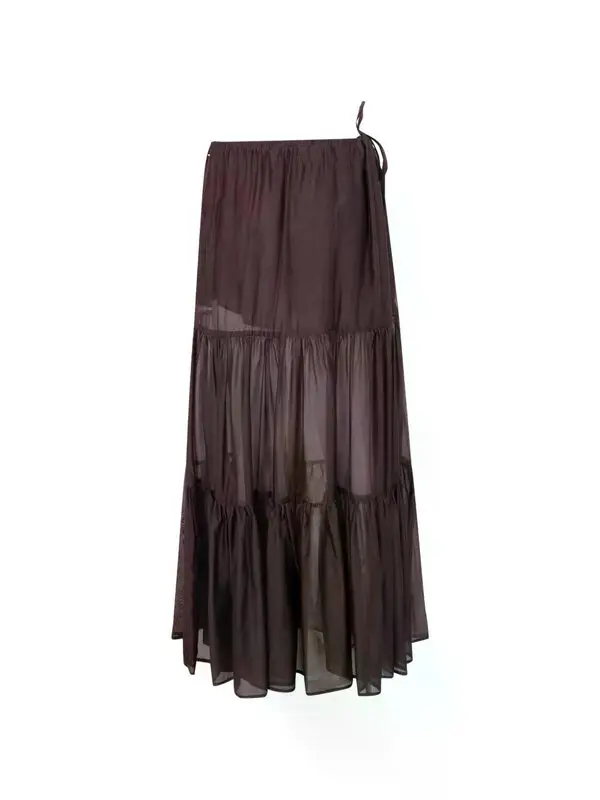 TWINSET Tiered Ruffled Skirt