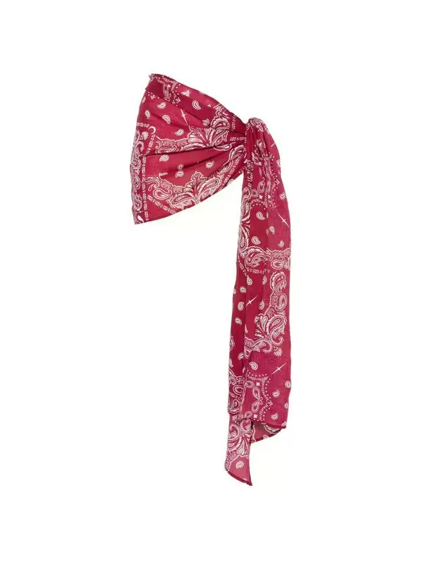 VENUJA Paisley-print Sarong - Red