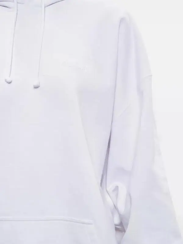 Vetements Drawstring Hoodie - White
