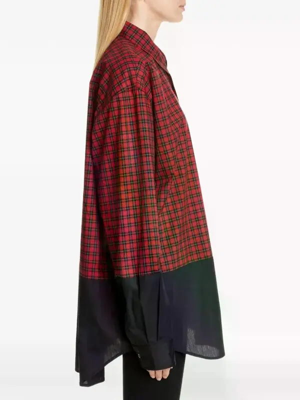 Vetements Splitted Cotton Shirt