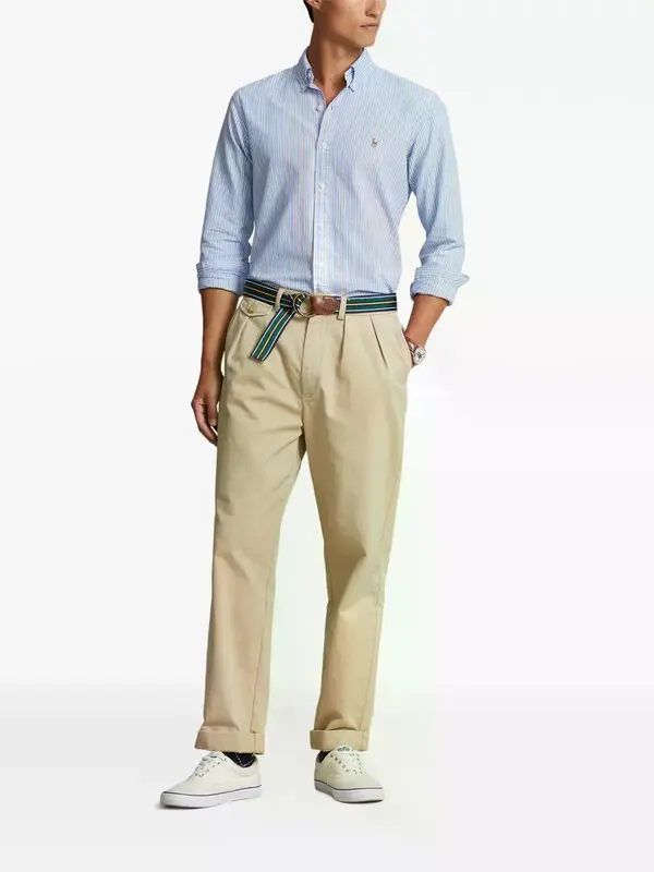 Polo Ralph Lauren Striped Button-down Shirt - Blue