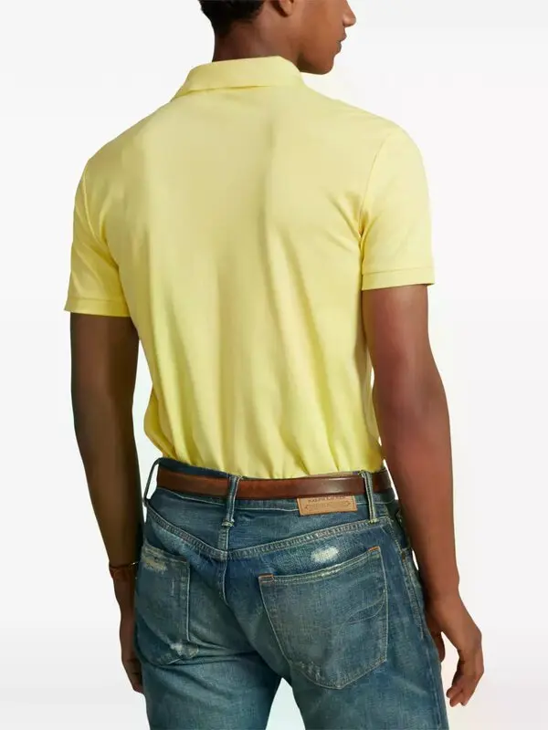 Polo Ralph Lauren Short Sleeve Embroidered Polo Shirt - Yellow