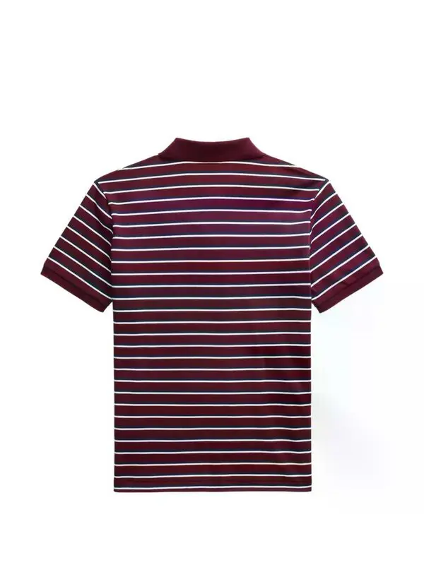 Polo Ralph Lauren Striped Polo Shirt - Red