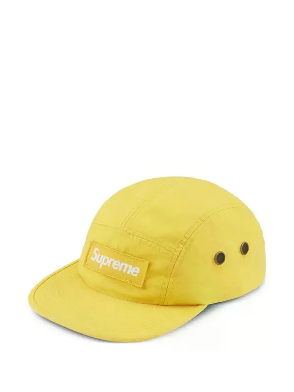 Supreme Logo-patch Baseball Cap - Yellow