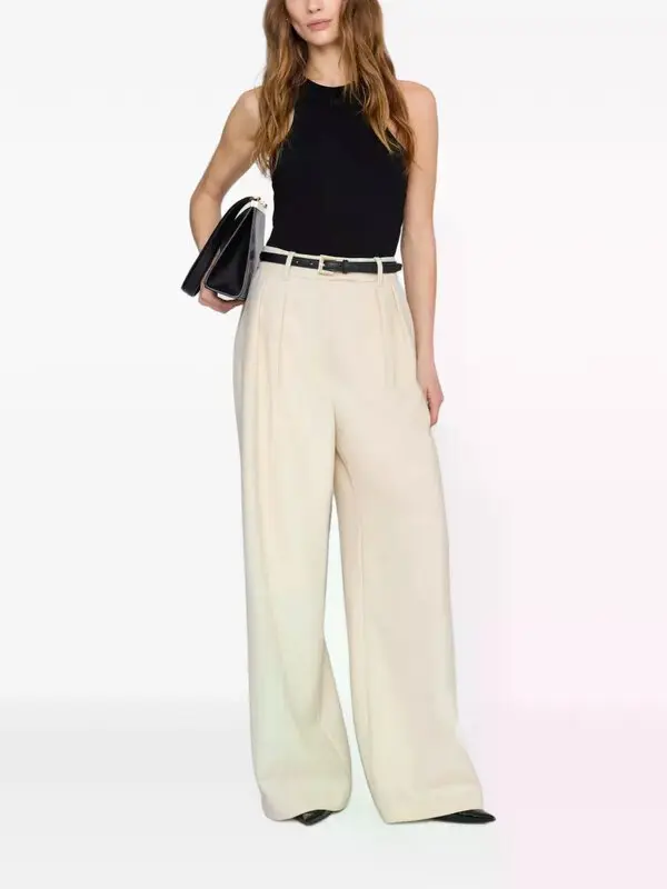 ANINE BING Crew-neck Ribbed Top