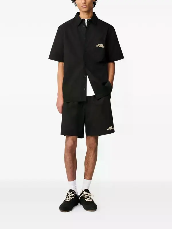Axel Arigato Logo Detail Shorts - Black