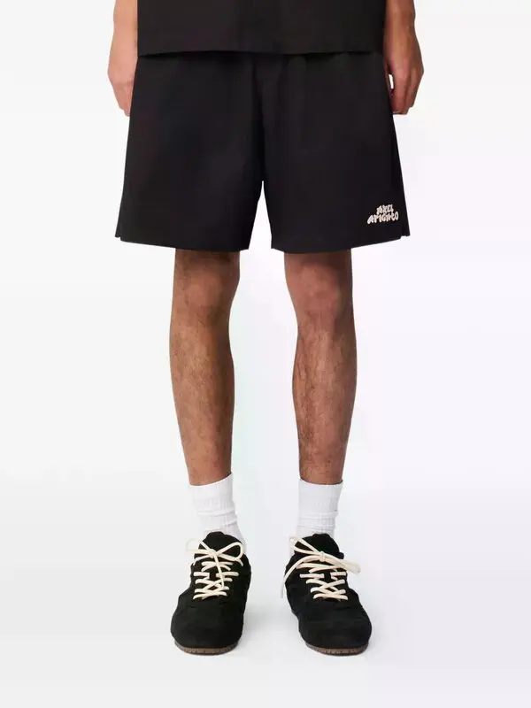 Axel Arigato Logo Detail Shorts - Black