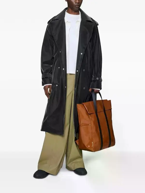 Rains Belted Double-breasted Trench Coat