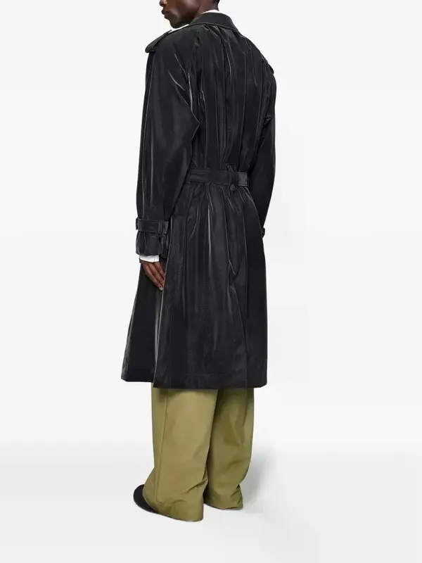 Rains Belted Double-breasted Trench Coat