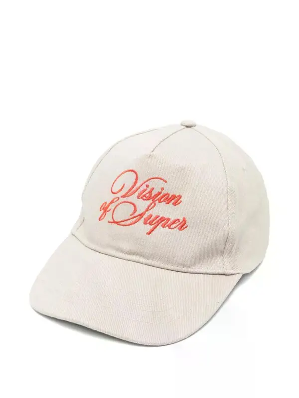 VISION OF SUPER Embroidered Baseball Cap - Neutrals