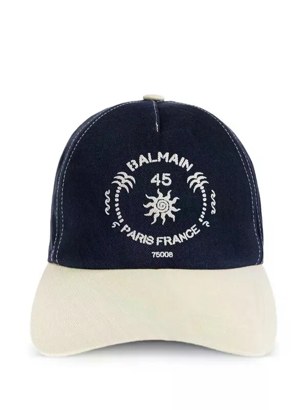 Balmain Logo Cap - Blue