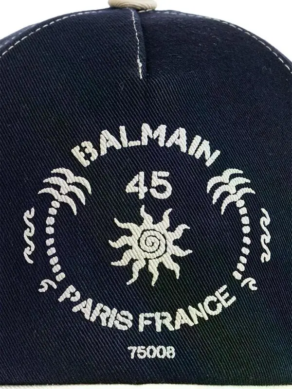 Balmain Logo Cap - Blue