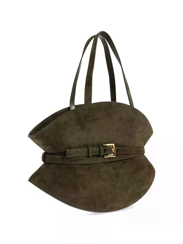Balmain Medium Shuffle Belt Tote Bag - Green