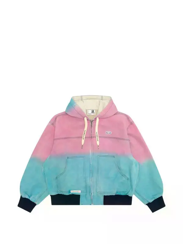 AAPE BY *A BATHING APE Dip-dye Hooded Jacket - Pink