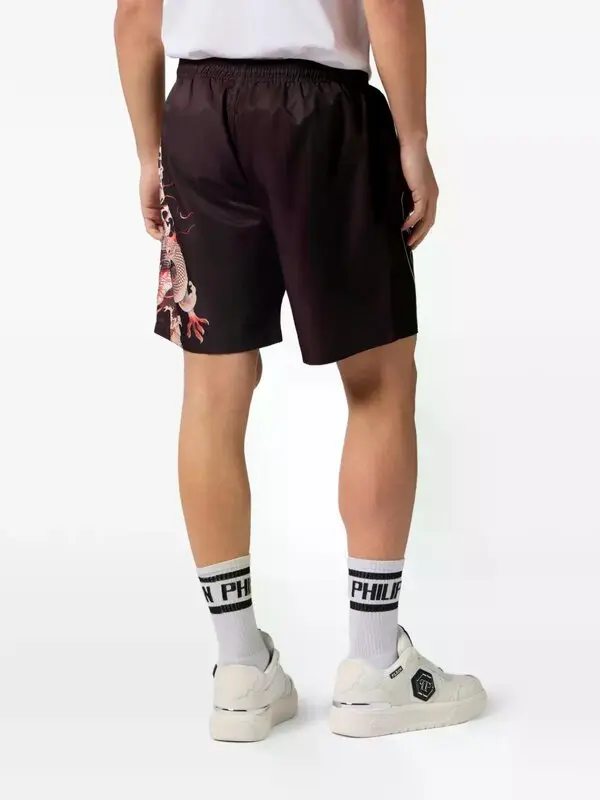 Philipp Plein Printed Swim Shorts
