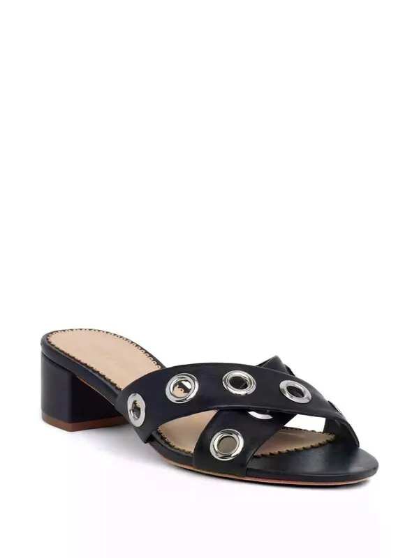 Cinq À Sept Maya Criss-cross Heeled Sandals - Blue