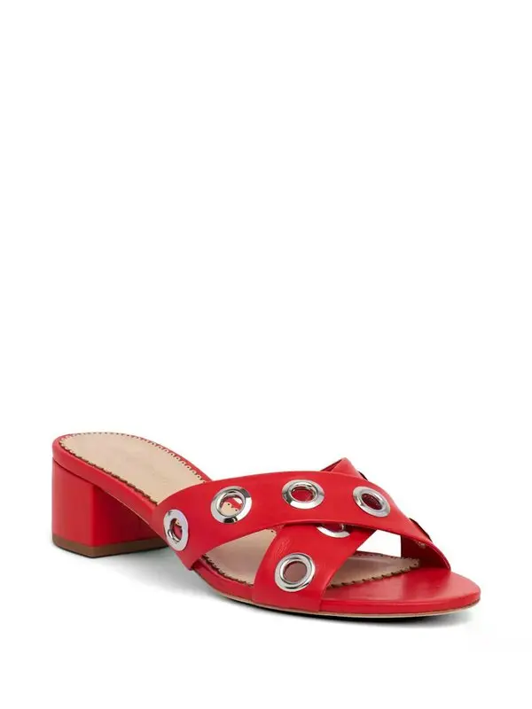 Cinq À Sept Maya Criss-cross Heeled Sandals - Red
