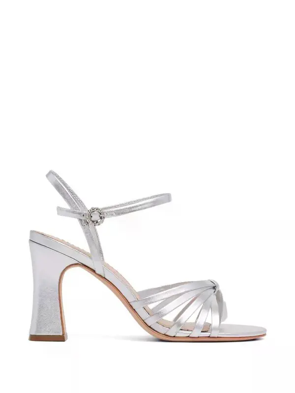 Cinq À Sept Logan Heeled Sandals - Silver