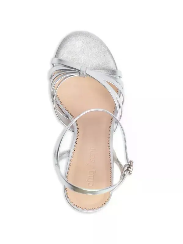 Cinq À Sept Logan Heeled Sandals - Silver