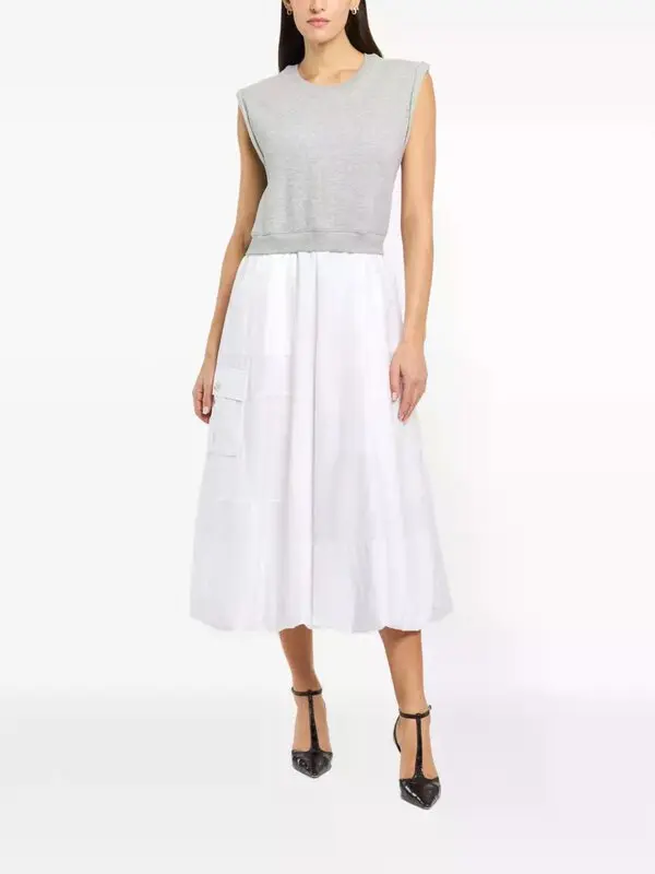 Cinq À Sept Parker Panelled Dress - White