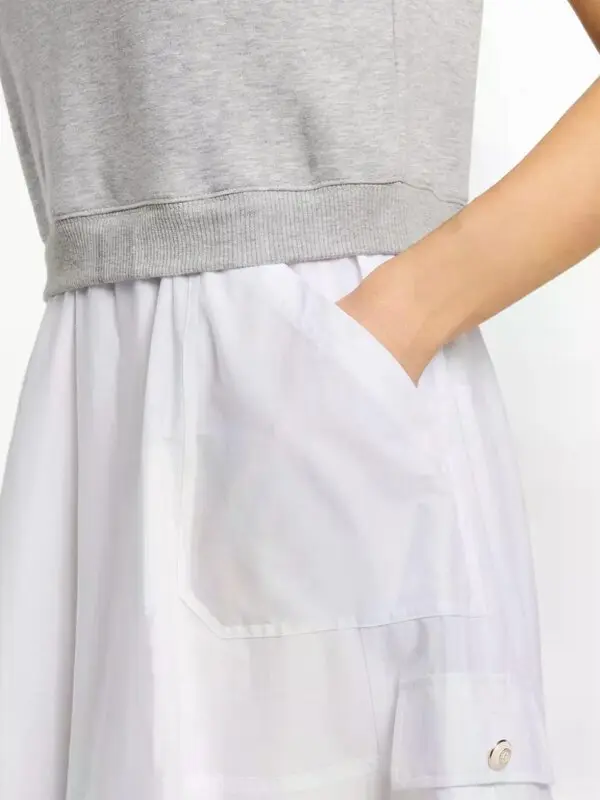 Cinq À Sept Parker Panelled Dress - White