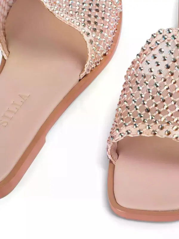 LE SILLA Gilda Embellished Sandals - Neutrals