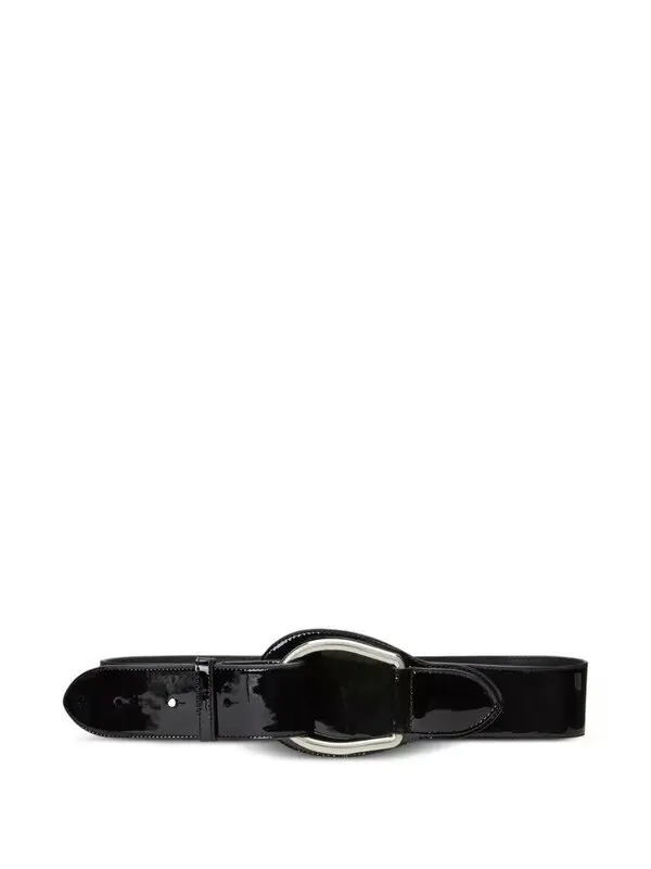 Ralph Lauren Oval Buckle Belt - Black