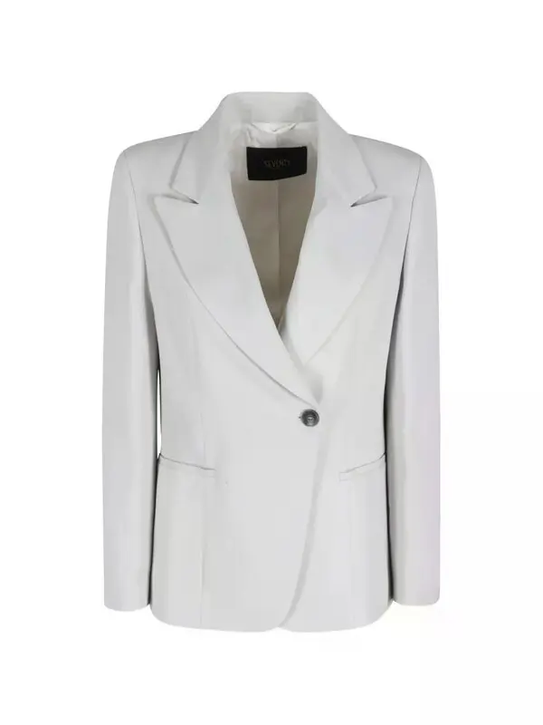 Seventy Single-breasted Buttoned Blazer - Grey