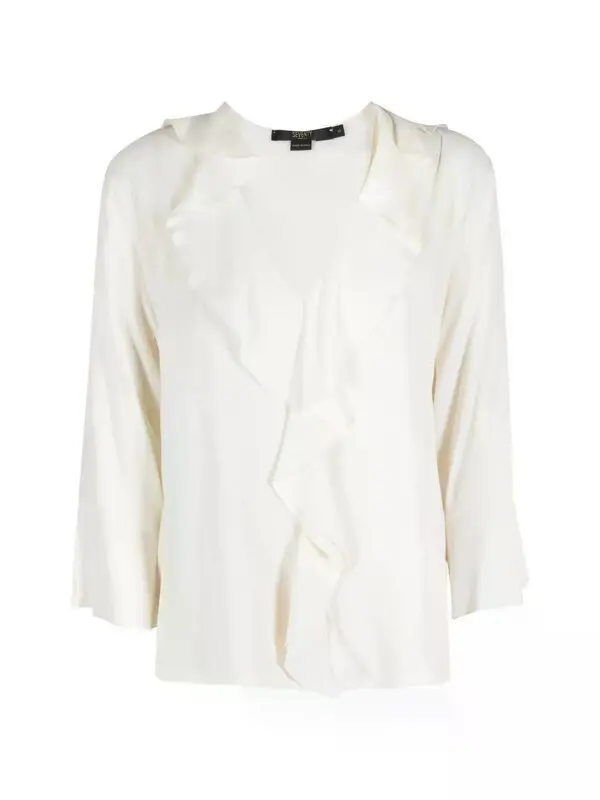 Seventy V-neck Ruffled Blouse