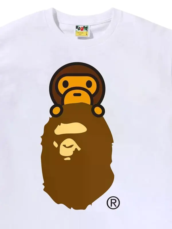 A BATHING APE Monkey Graphic T-shirt