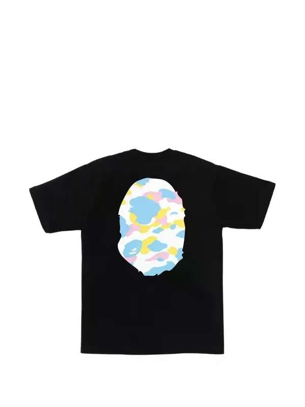 A BATHING APE Camouflage Graphic T-shirt - Black