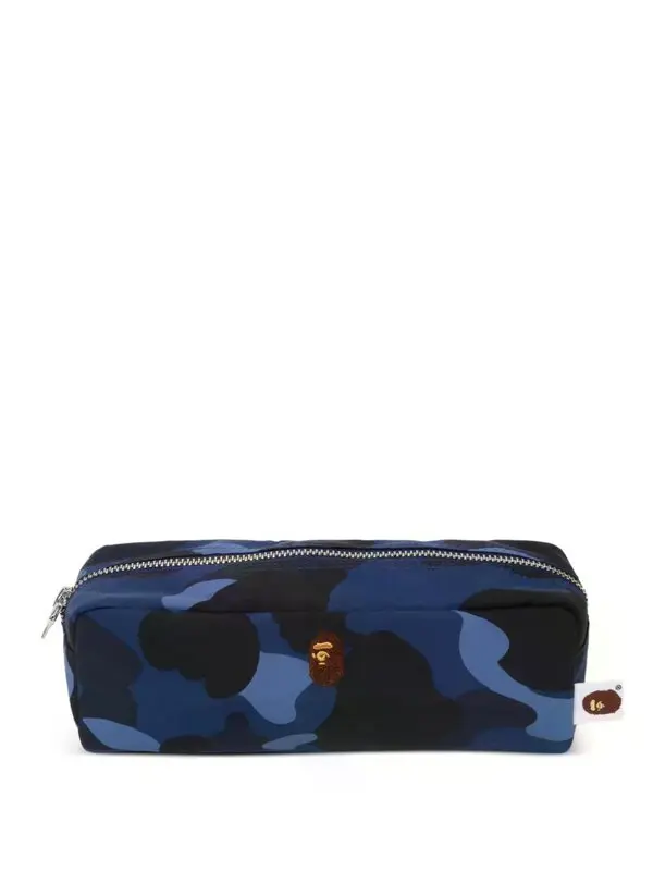A BATHING APE Camouflage Logo Bag - Blue
