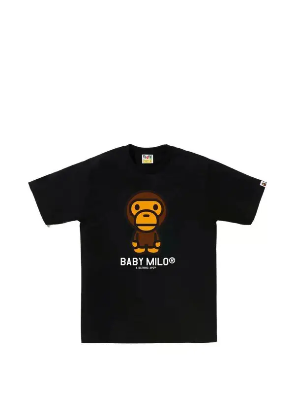 A BATHING APE Baby Milo Graphic T-shirt - Black