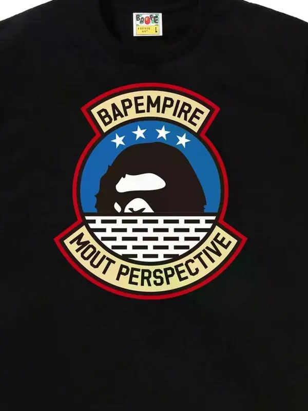 A BATHING APE Graphic T-shirt - Black