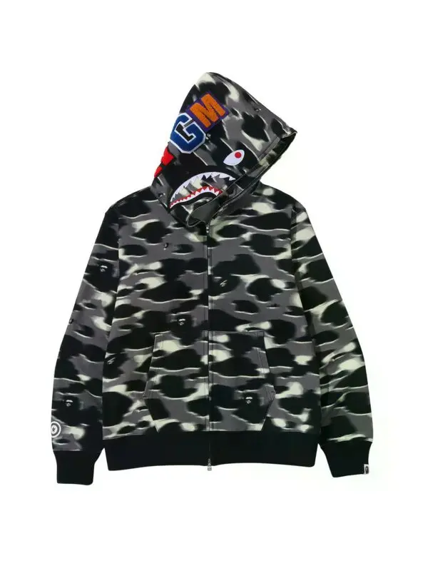 A BATHING APE Full-zip Hoodie - Black