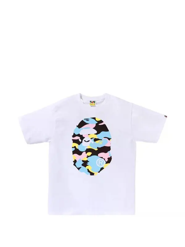 A BATHING APE Camouflage Graphic T-shirt - White