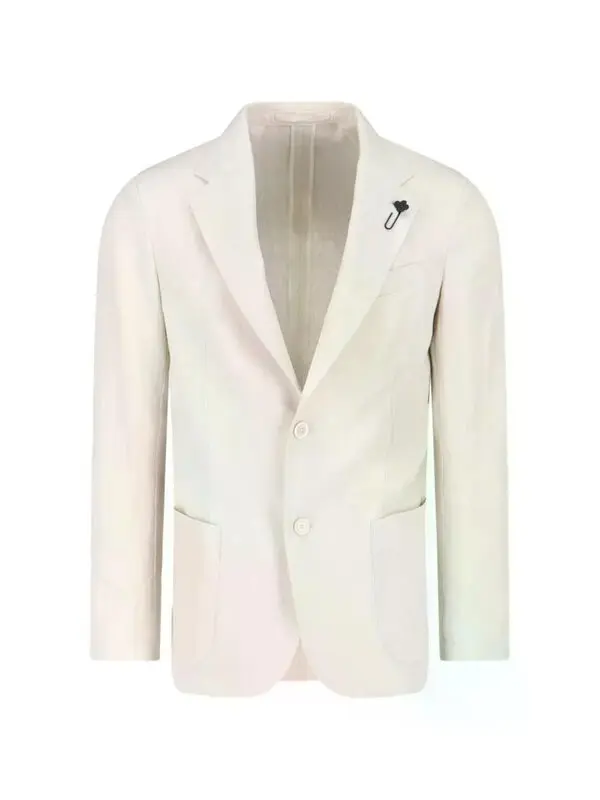 LARDINI Monopetto Blazer - Neutrals