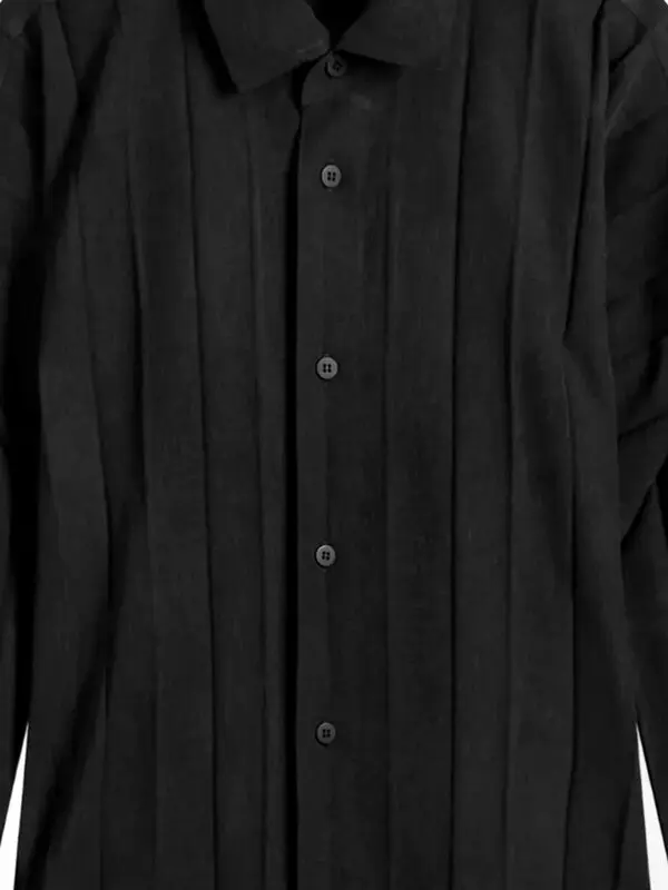 Issey Miyake Pleated Long-sleeve Shirt