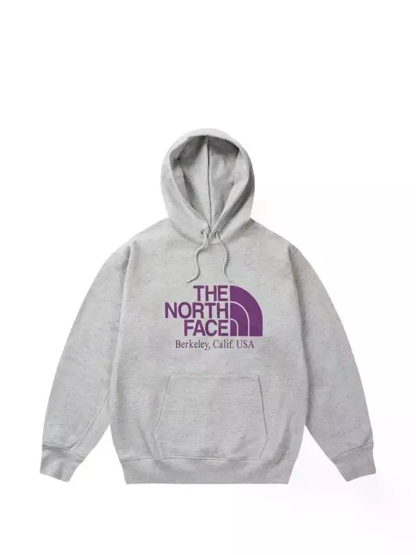 PALACE X The North Face Purple Label Field Graphic Hoodie - Grey
