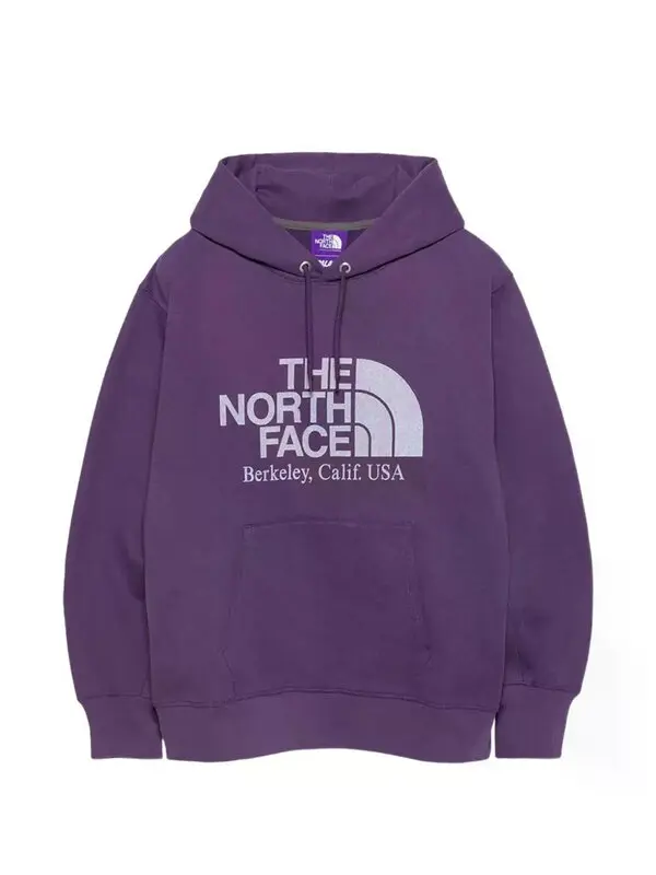 Palace X The North Face Label Field Graphic Hoodie - Purple