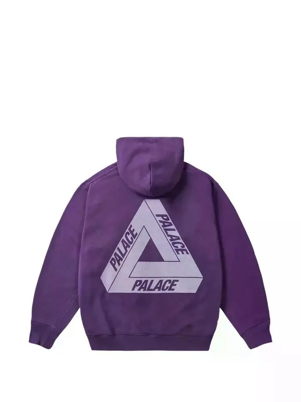 Palace X The North Face Label Field Graphic Hoodie - Purple