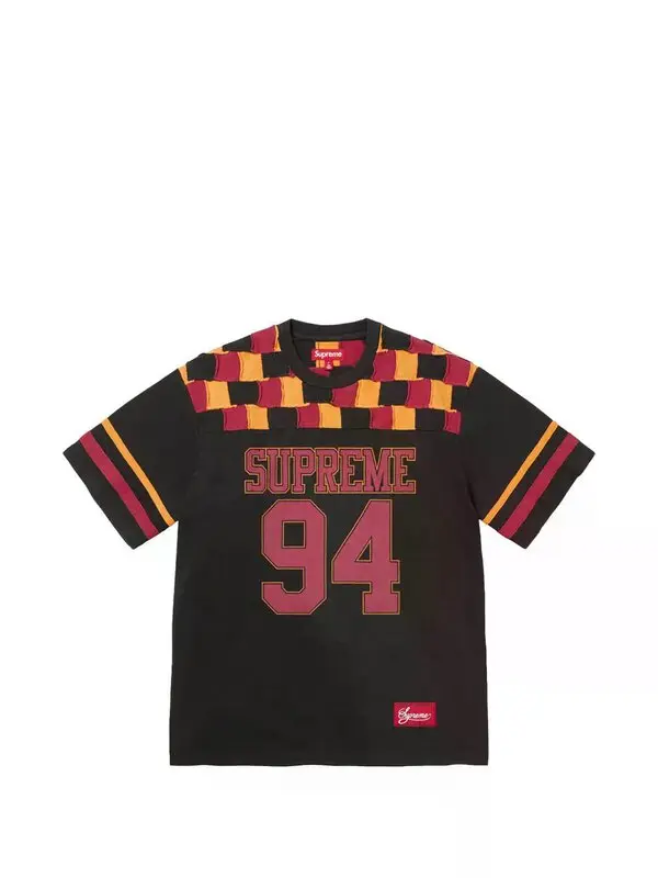 Supreme Patchwork Yoke Football T-shirt