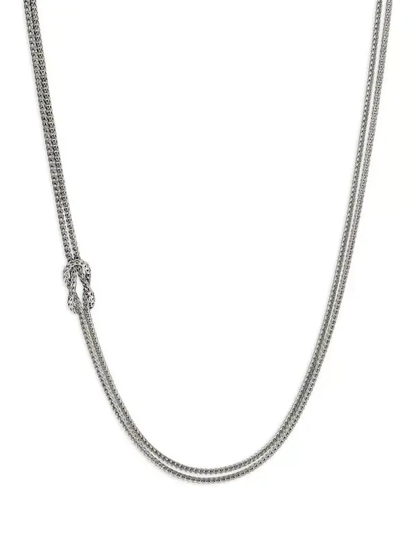 John Hardy Love Knot Chain Necklace - Silver