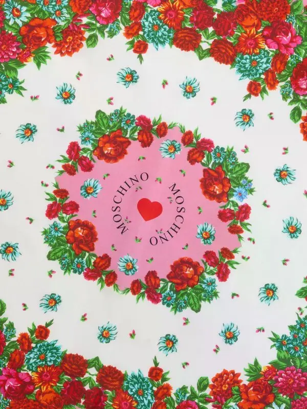 Moschino Floral Scarf