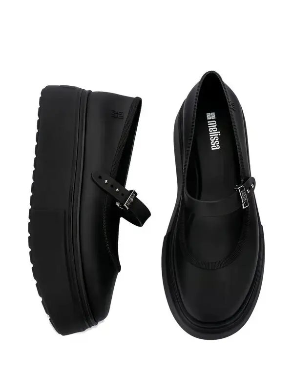 Melissa Platform Ballerina Shoes - Black