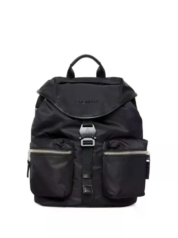 Premiata Buckled Backpack - Black