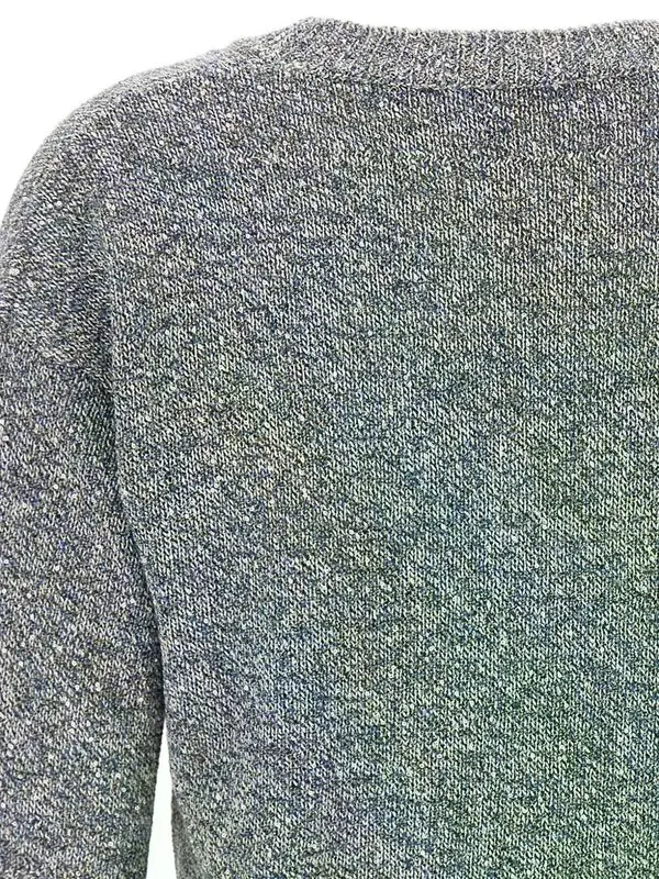 KANGRA Micro-sequin V-neck Sweater