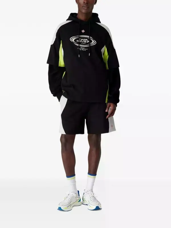 Casablanca Colour-block Logo Shorts