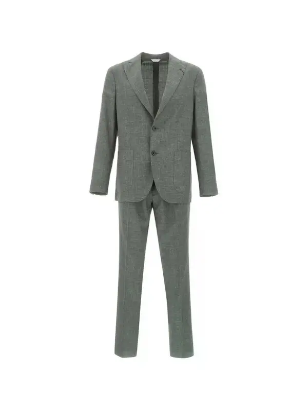 Boglioli Peak Lapel Patch Pocket Suit